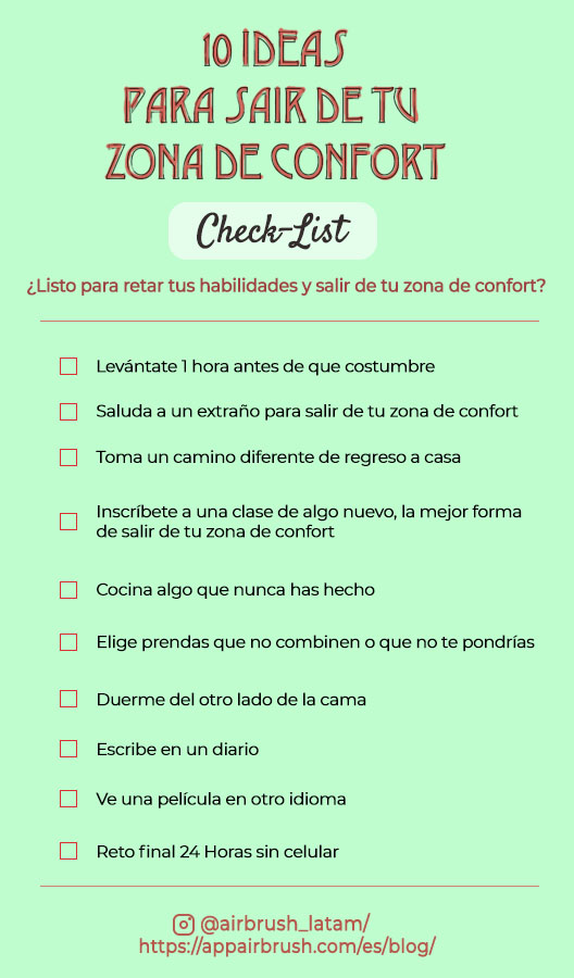 10 ideas para salir de tu zona de confort